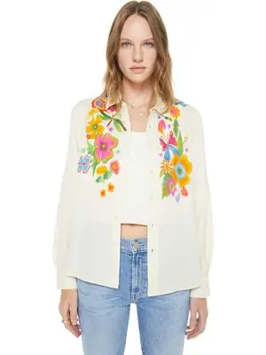 MOTHER The Gathered Honey Mystical Garden Shirt - Multi