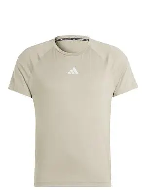 Adidas Gym Training Tee Shirt - Silver Pebble
