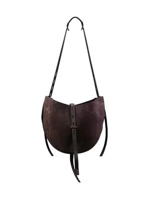 MINOBOSSI Lizzie Suede Shoulder Bag - Brown