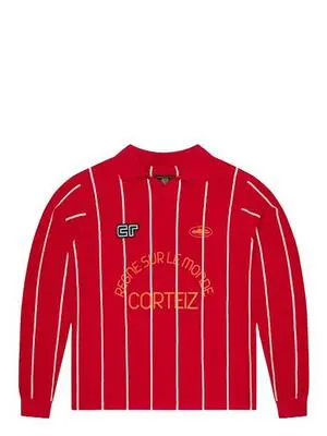 CORTEIZ Monde Knit Long Sleeve Jersey - Red
