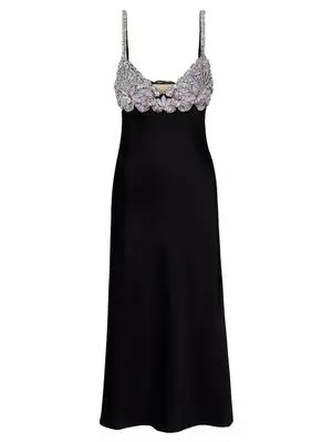 Valentino Garavani Embellished Midi Dress - Black