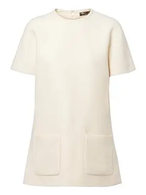 Loro Piana Irina Wool And Silk T-shirt - White