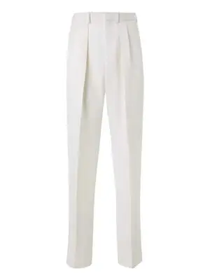 TOM FORD Wool And Silk Suit Pants - White