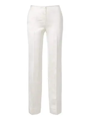 TOTEME Straight Leg Pants - White