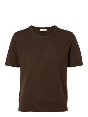 Vince Wool And Cashmere-blend Sweater - Brown