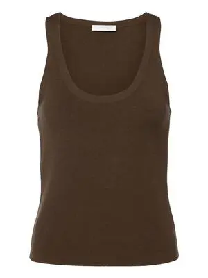 Vince Knitted Tank Top - Brown