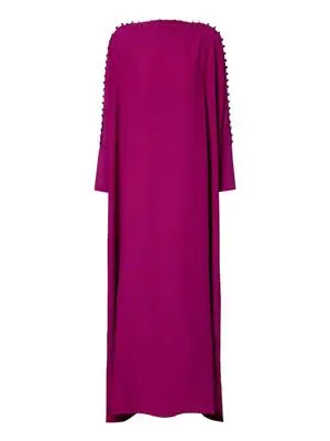 TALLER MARMO Crêpe Kaftan - Purple