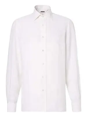 Rubinacci Linen Shirt - White