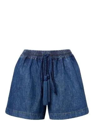 Valentino Garavani Denim Shorts - Blue