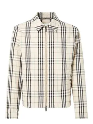Burberry Check Cotton Jacket - Multicoloured