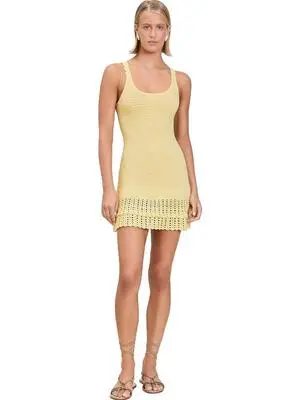 Devon Windsor Willamina Crochet Mini Dress - Floral