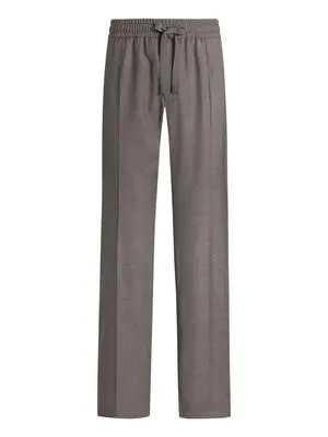 Dolce & Gabbana Wool Jogging Trousers - Grey