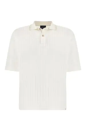 Paul & Shark Superlight Feather Cotton Polo Shirt - White
