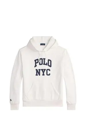 Polo Ralph Lauren Fleece Graphic Hoodie - White