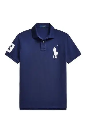 Polo Ralph Lauren Big Pony Mesh Polo - Blue