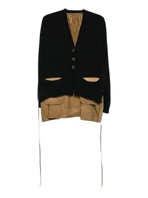 UMA WANG Cotton And Silk Cardigan