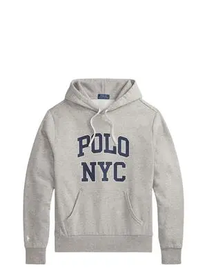 Polo Ralph Lauren Fleece Graphic Pullover Sweatshirt - Grey