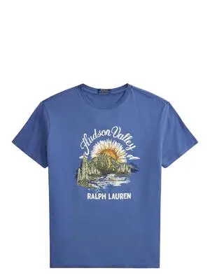 Polo Ralph Lauren Classic Fit T-shirt With Graphics - Blue