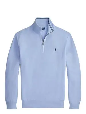 Polo Ralph Lauren Half Zip Pullover Sweater - Sky Blue