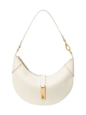 Polo Ralph Lauren Mini Leather Shoulder Bag - White