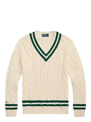 Polo Ralph Lauren Iconic Cricket Sweater - Beige