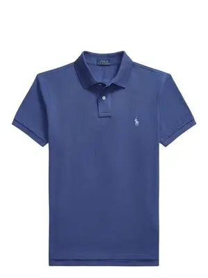 Polo Ralph Lauren Slim Fit Mesh Polo - Blue