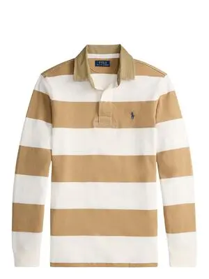 Polo Ralph Lauren POLO RALPH LAUREN Classic Fit Rugby Polo Shirt Brown
