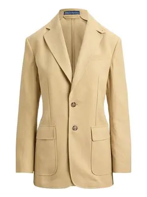 Polo Ralph Lauren Single-Breasted Blazer Beige
