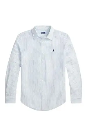 Polo Ralph Lauren Classic Fit Striped Shirt - Sky Blue