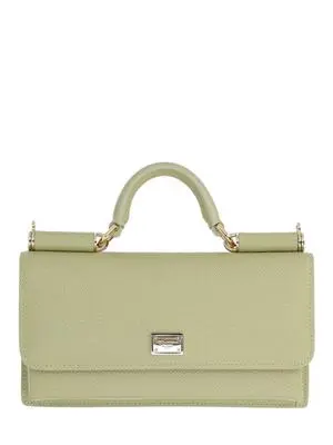 Dolce & Gabbana Leather Handheld Bag - Green
