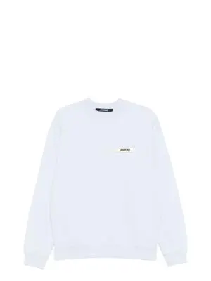 Jacquemus Le Sweatshirt Gros Grain - Sky Blue