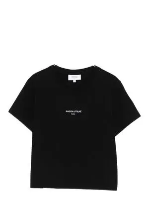 Maison Kitsuné Logo Cotton T-shirt - Black