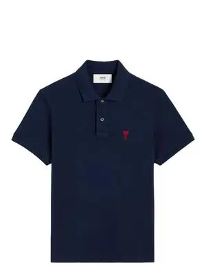 Ami De Coeur Cotton Polo Shirt - Blue