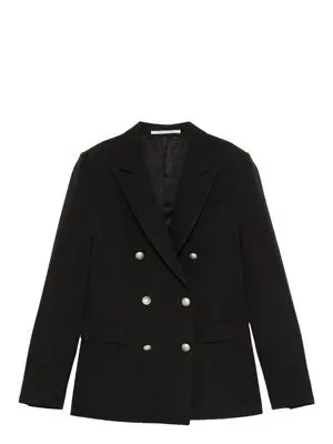 Tagliatore Double-Breasted Suit Black