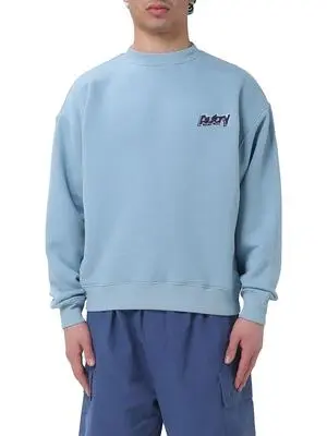 AUTRY Sweatshirt With Logo Detail - Gnawed Blue