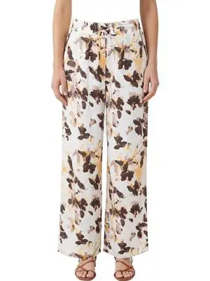 Liu Jo Printed Polyester Pants - Multicolor