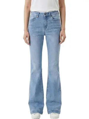 Liu Jo Flare Leg Jeans - Blue