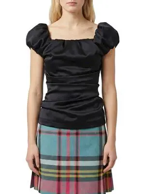 VIVIENNE WESTWOOD Ruched Top - Black