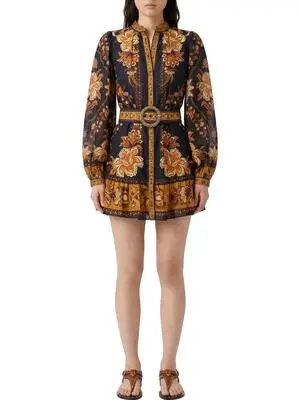 Farm Rio Printed Dress - Black
