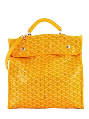 GOYARD Saint Leger Briefcase Backpack Coated Canvas - Yellow