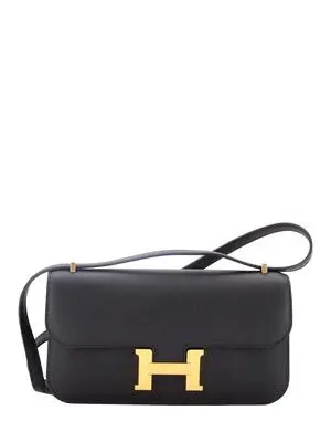 HERMES Constance Elan Nm Bag Epsom 25 - Noir