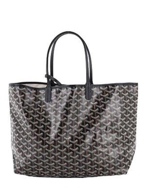 Goyard Saint Louis PM Tote Coated Canvas Black