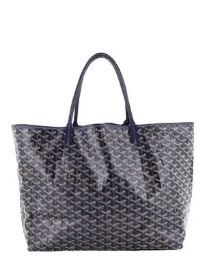 Goyard Saint Louis Tote Coated Canvas Gm Blue