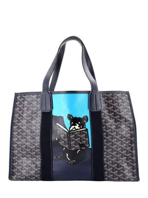 GOYARD Villette Tote Printed Coated Canvas Mm - Blue