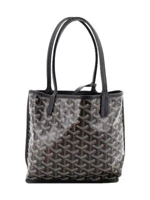 Goyard Anjou Reversible Tote Coated Canvas Mini - Black