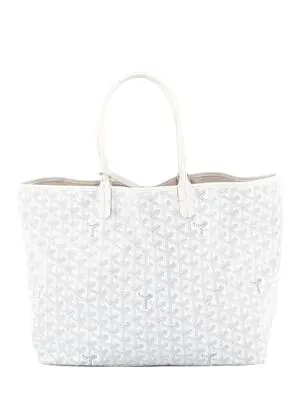 GOYARD Saint Louis Pm Tote Coated Canvas - White