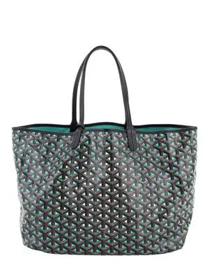 GOYARD Saint Louis Pm Coated Canvas Tote - Green