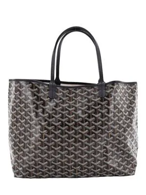 GOYARD Saint Louis Pm Tote Coated Canvas - Black