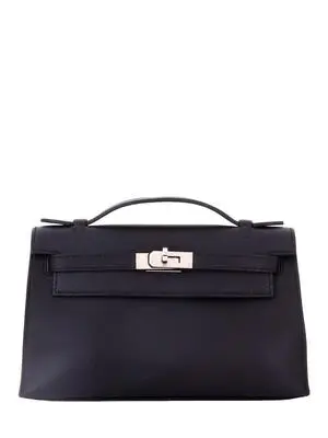 HERMES Kelly Pochette Swift - Noir