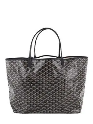 Goyard Saint Louis GM Tote Coated Canvas Black